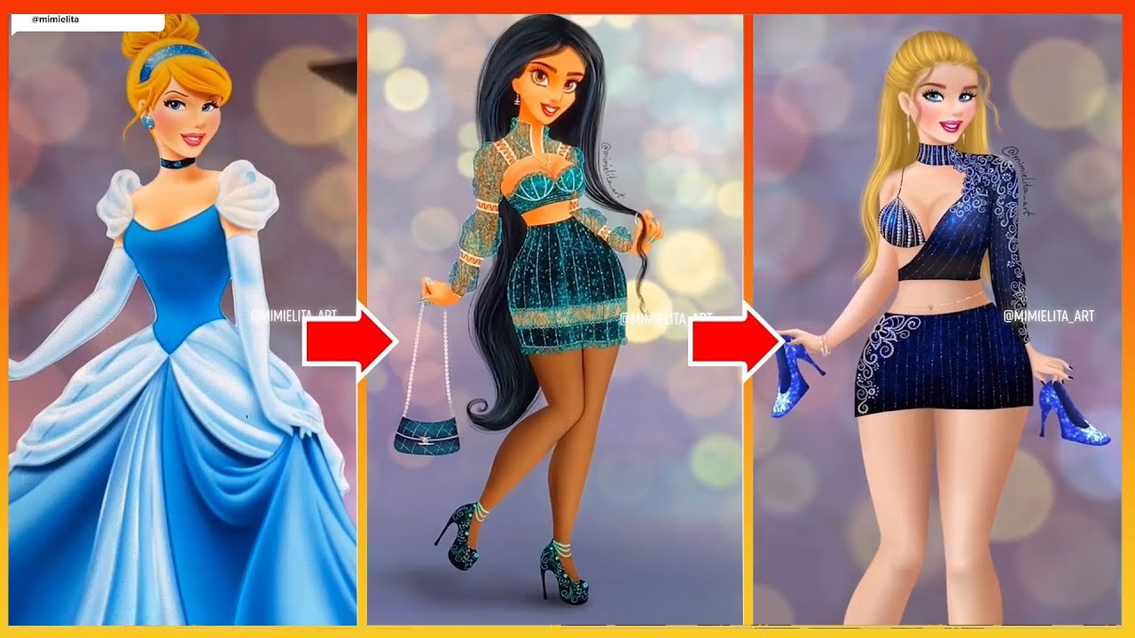 Disney Princess Cinderella | Cinderella Glow Up | Disney Princess Glow ...