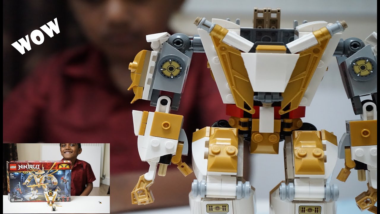 LEGO NINJAGO LEGACY Golden Mech 71702 - Build & Review - YouTube