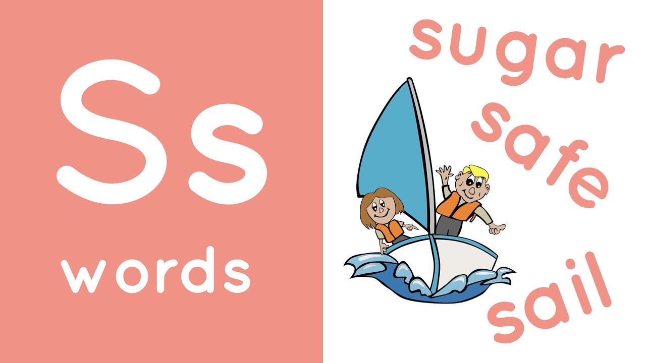 Words starting with S | phonics | initial sound - YouTube