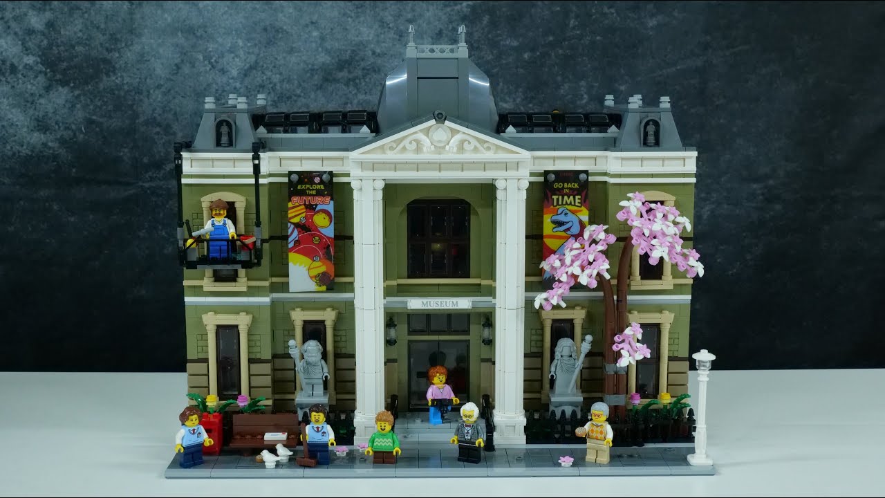 LEGO Icons 10326 Naturhistorisches Museum - LEGO Speed Build - YouTube