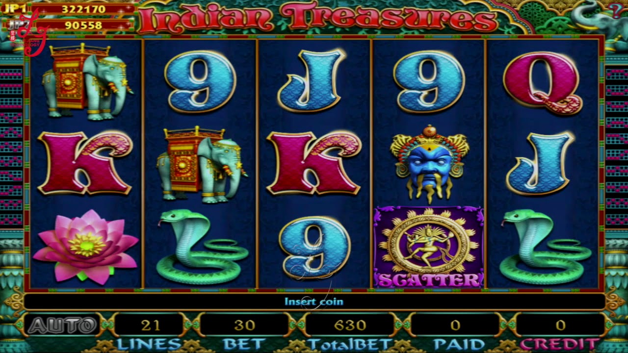 Indian Treasure Video Slot 23 Inch Monitor Casino Gambling Games ...