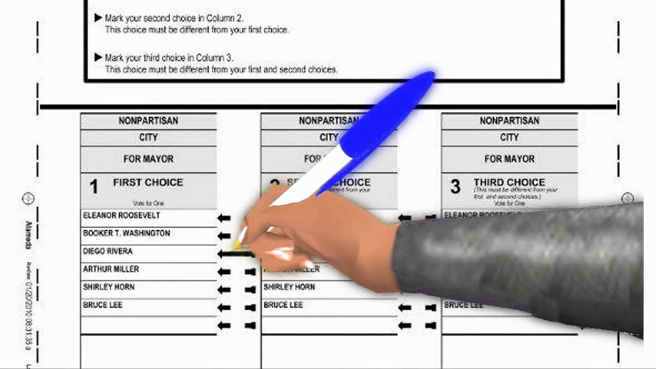 Ranked-Choice Voting Instructions - YouTube