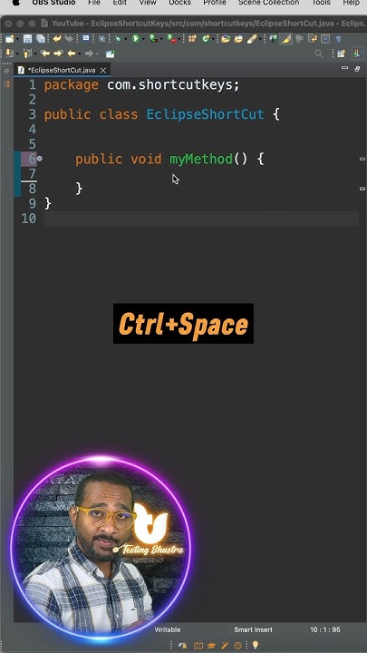 5 Essential Eclipse Shortcut Keys For Developers Javatutorial Youtube