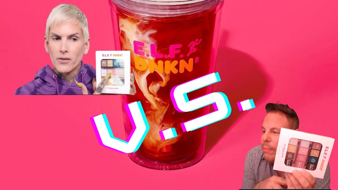 ELF x Dunkin' Donuts Makeup *Review* - Jeffree Star vs Your GBF - YouTube