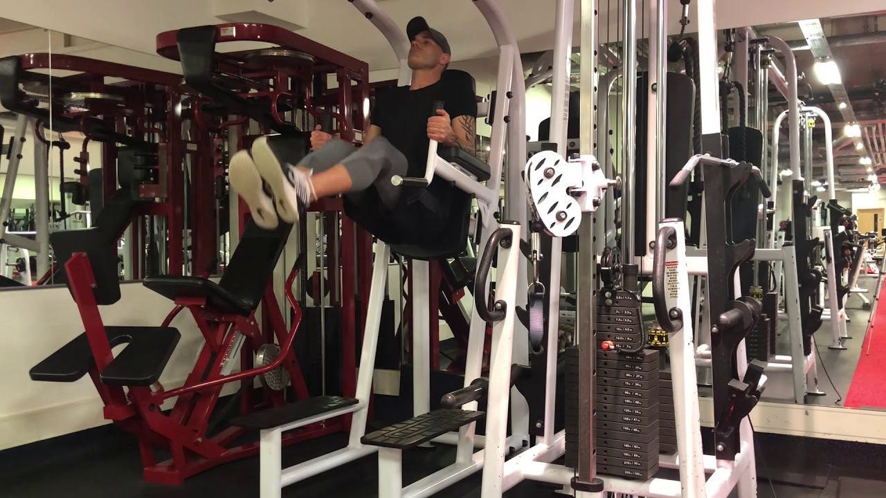 Roman Chair Leg Raises - Ab Program - YouTube