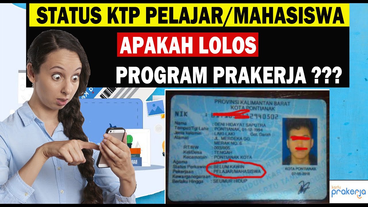 AKHIRNYA TERJAWAB !! STATUS KTP MASIH PELAJAR/MAHASISWA APAKAH LOLOS ...