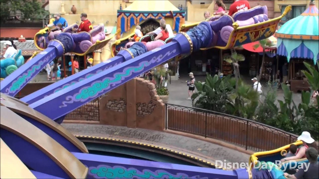 Magic Kingdom The Magic Carpets of Aladdin - Ride with Us - YouTube