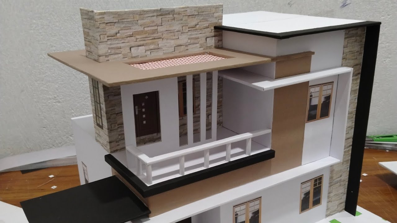 model making miniature house //mini art creat // miniature house ...