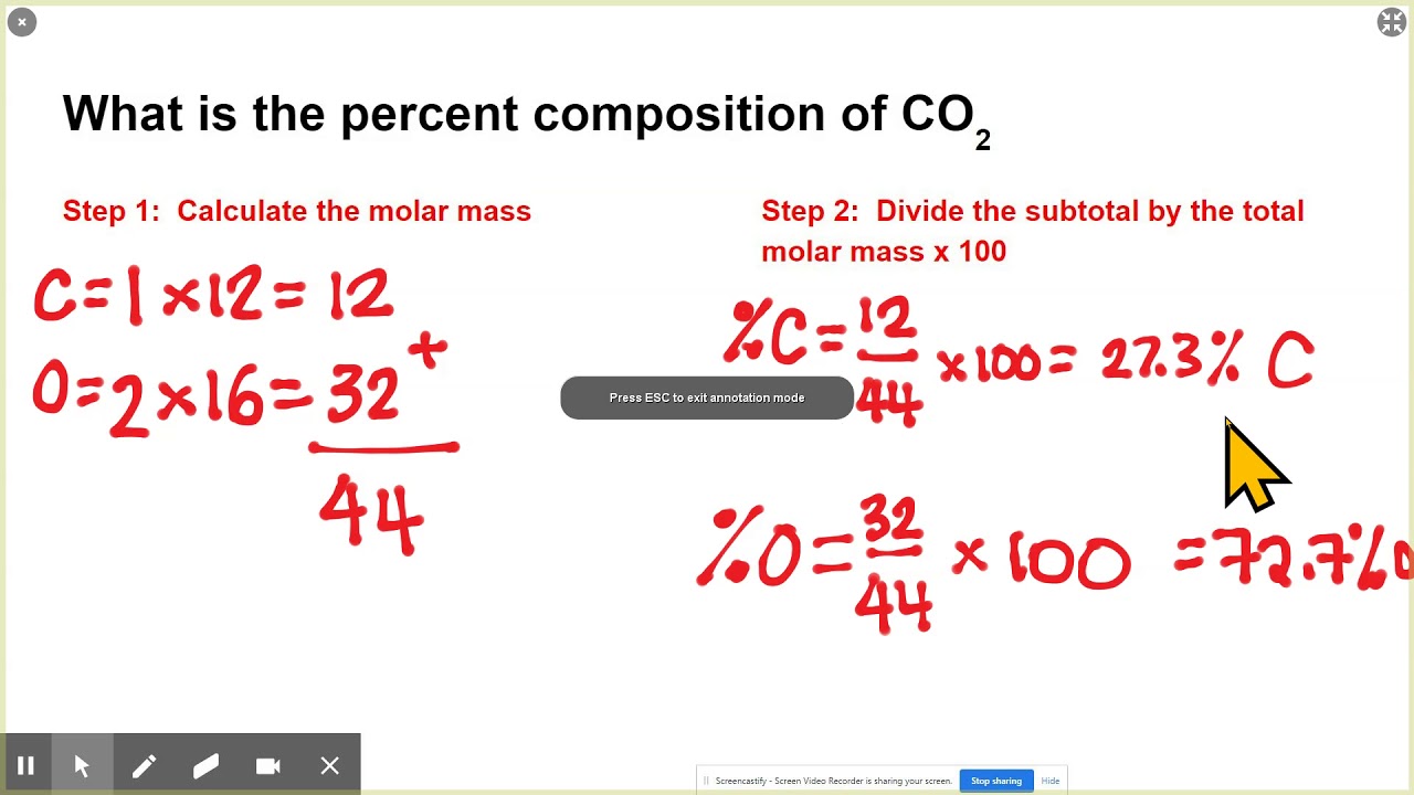 Percent Composition Examples - YouTube