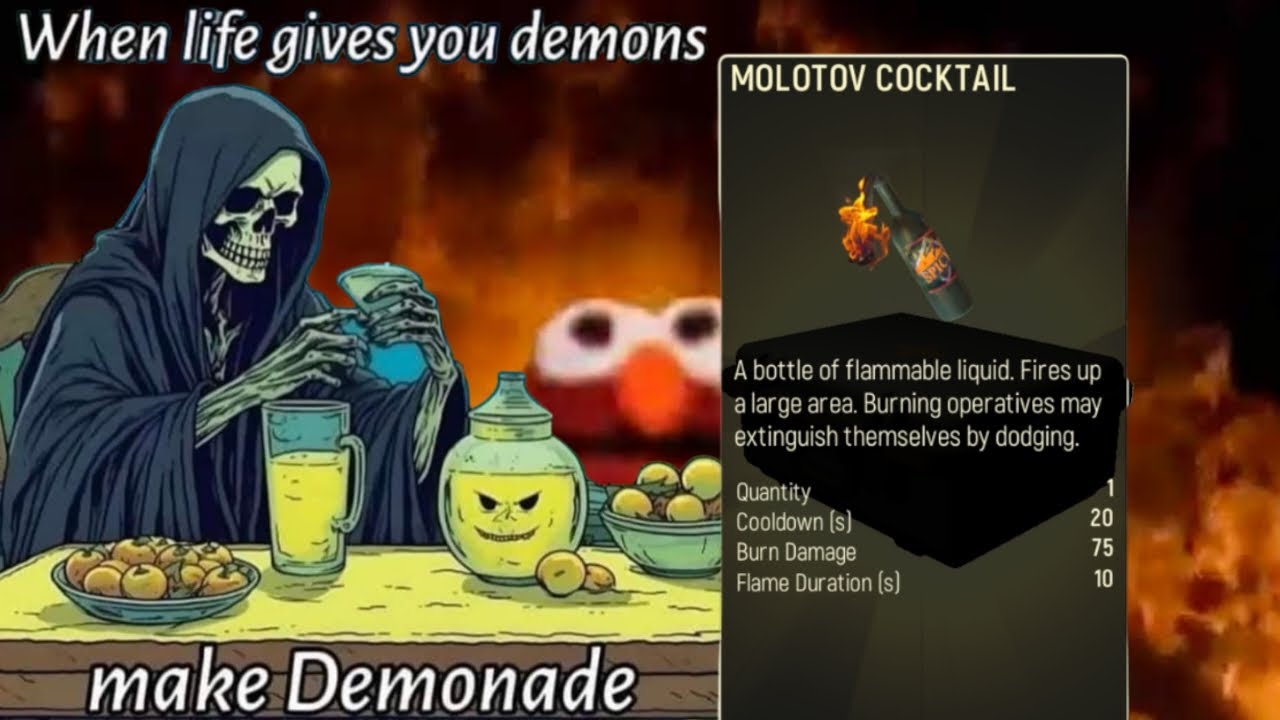 NEW WEAPON: MOLOTOV COCKTAIL - YouTube