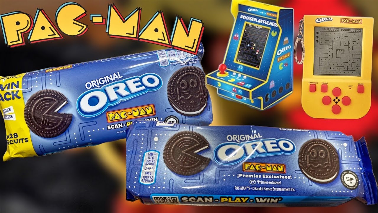 Oreo Edición Especial PAC MAN Promoción - YouTube