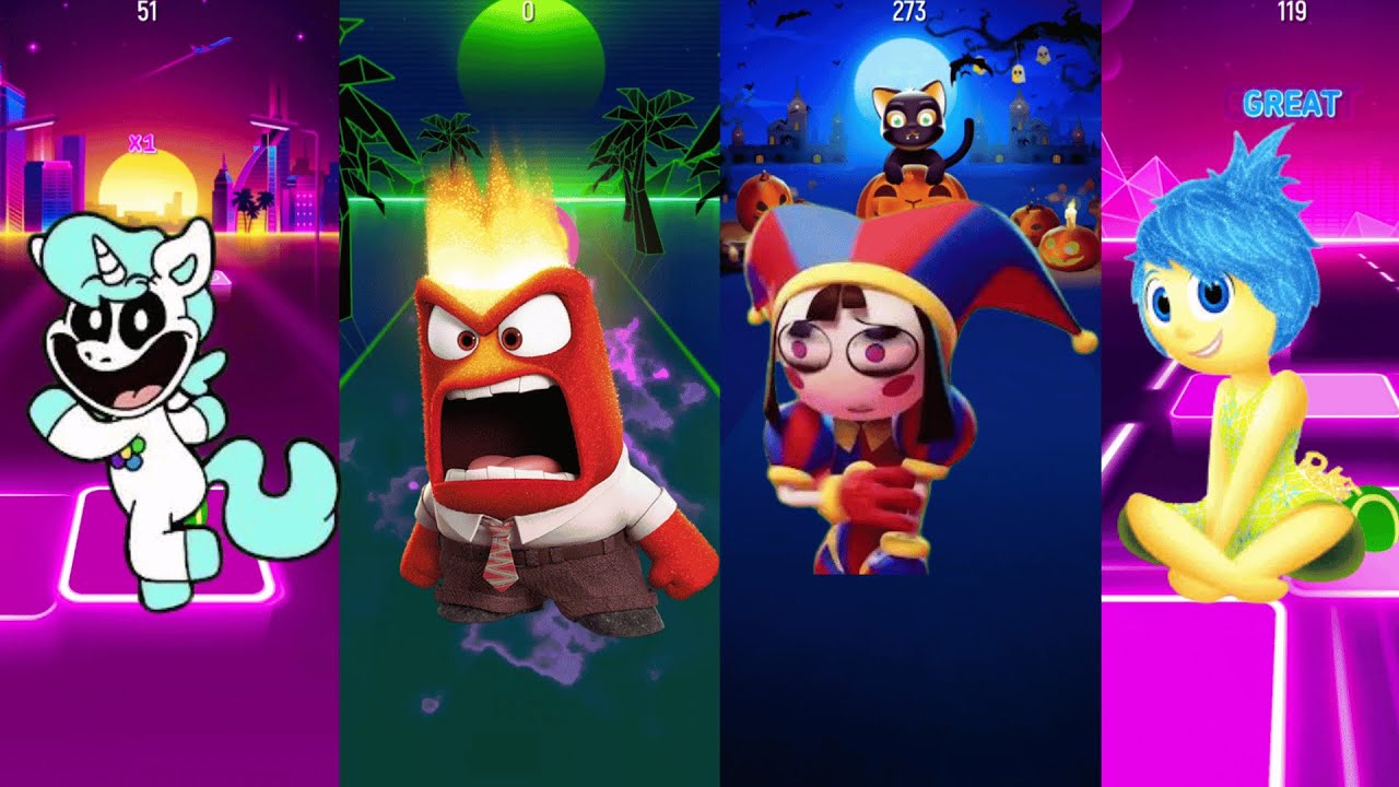 CraftyCorn VS Inside Out Anger VS Digital Circus Pomni VS Inside Out 2 ...