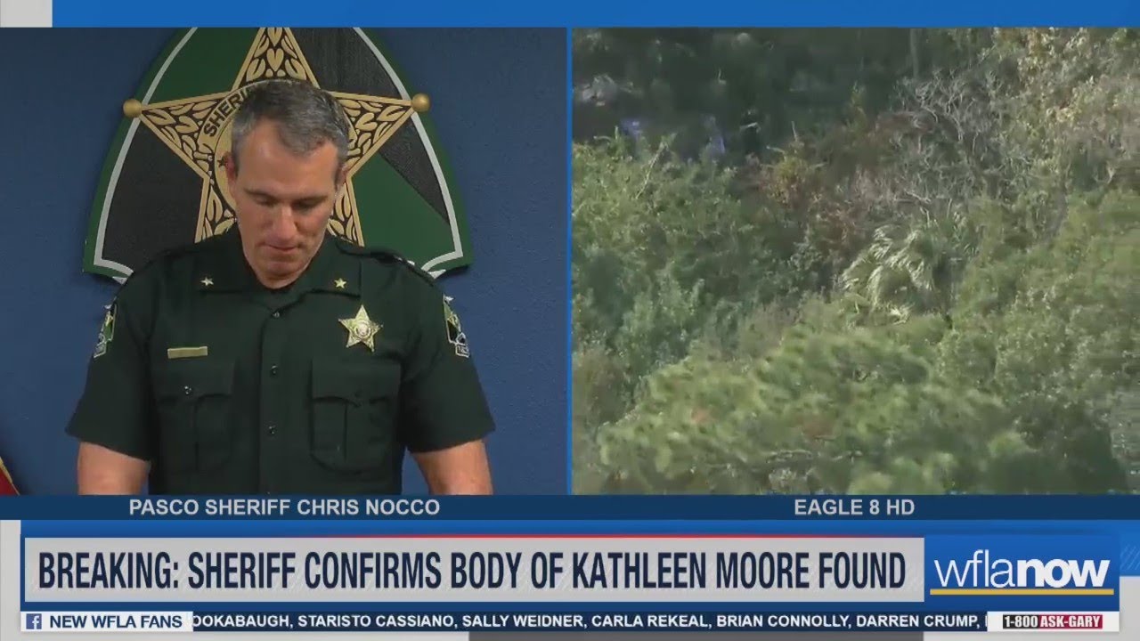 Sheriff Chris Nocco: We will get justice for Kathleen Moore - YouTube