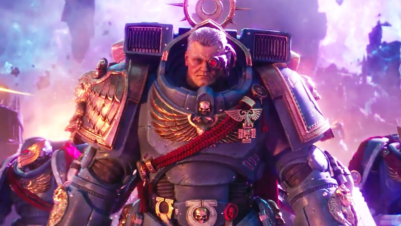 Lord Calgar Epic Entry Cutscene - Warhammer 40k Space Marine 2 - YouTube