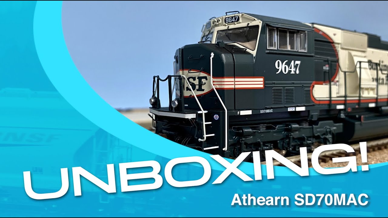 Unboxing! - Athearn Genesis SD70MAC, BNSF's Infamous "Vomit Bonnet ...