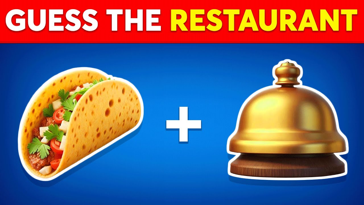 Guess the Fast Food Restaurant by Emoji? | Quiz Dino - YouTube