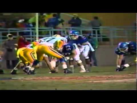 Oregon CB Chris Oldham 2nd INT of game vs. Tulsa in 1989 Independence ...