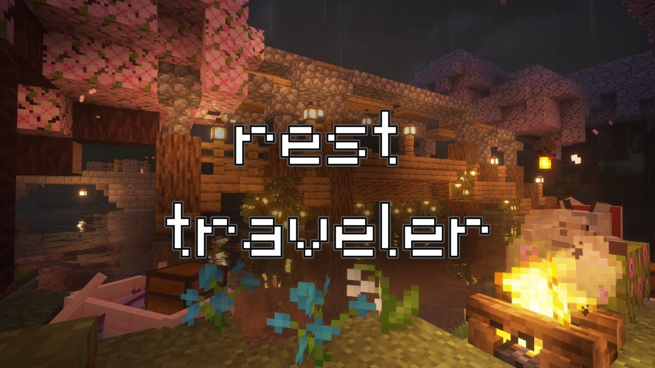 the world can wait… just rest. (Minecraft Relaxing Ambience) - YouTube