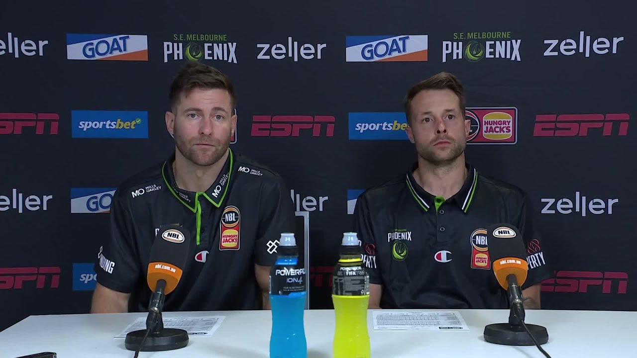 Josh King and Nathan Sobey press conference vs Perth Wildcats - Round 7 ...