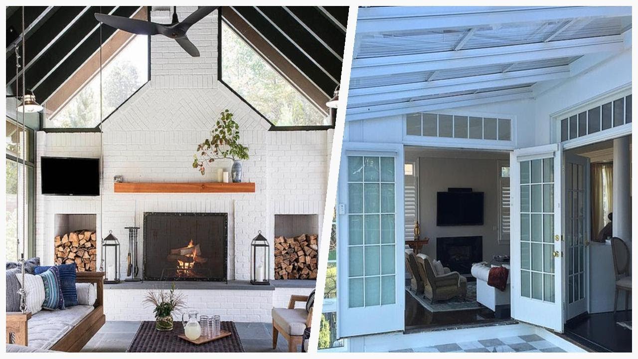 75 Slate Floor And Ceramic Tile Sunroom Design Ideas You'll Love 😊 ...