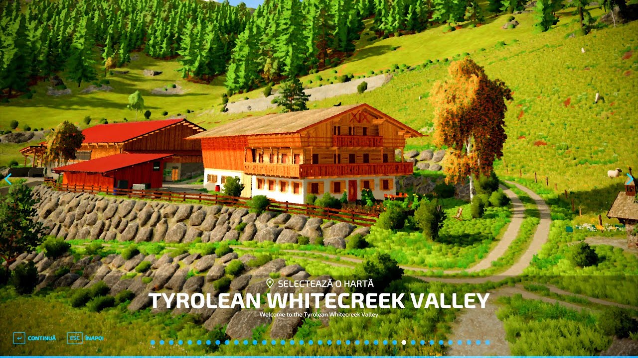 💯New Map Tyrolean Whitecreek Valley v1.0 FS22🎮 Gameplay - YouTube