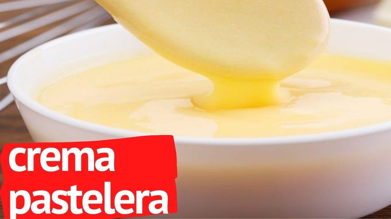 La mejor CREMA PASTELERA para postres - 100% natural - YouTube