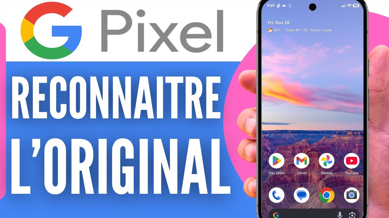 Comment reconnaître un google pixel original (Tres Facile) - YouTube