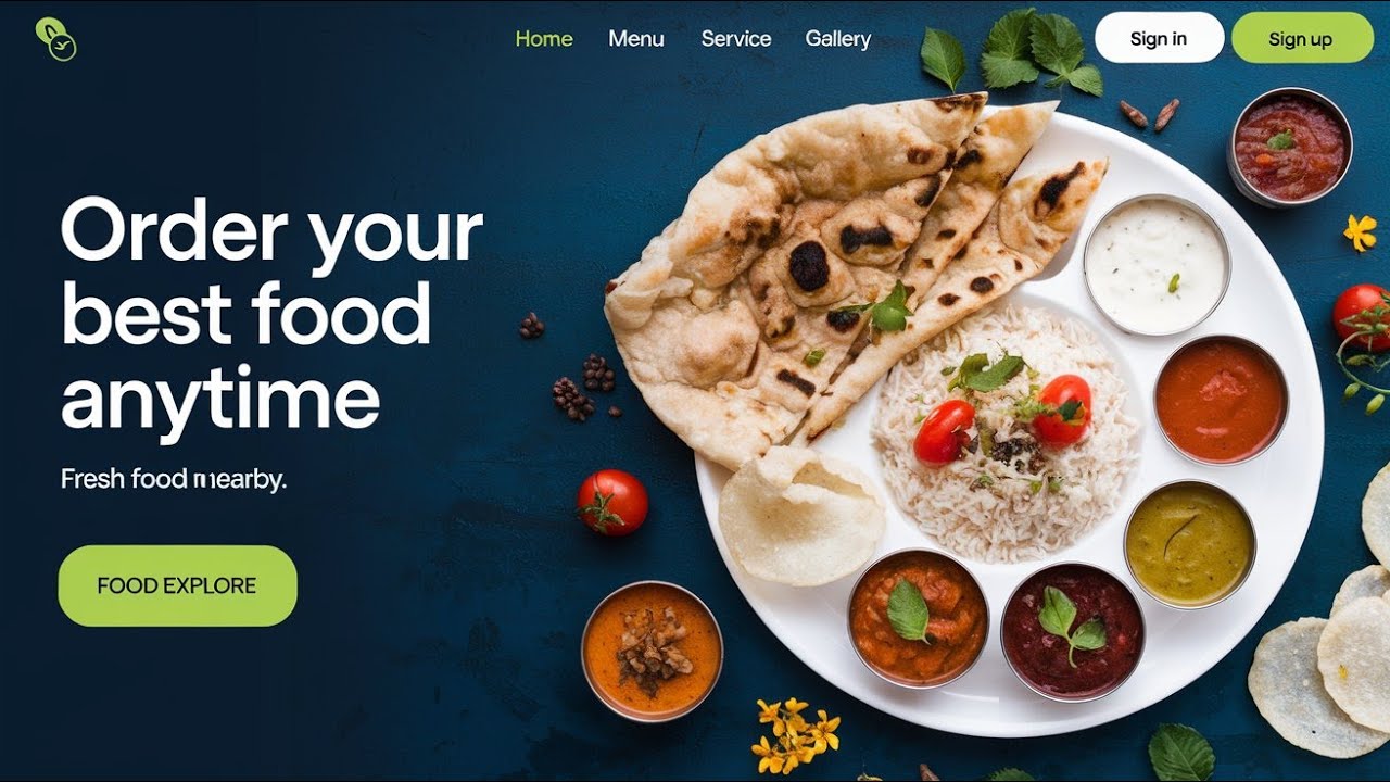 How To Create A Responsive Food Website Using Html And Css Create A