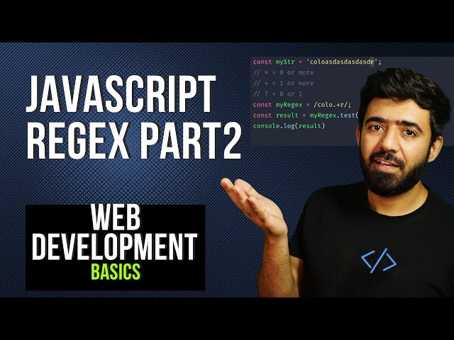 Javascript Regexes Part 2 Web Development Basics Urduhindi 0060