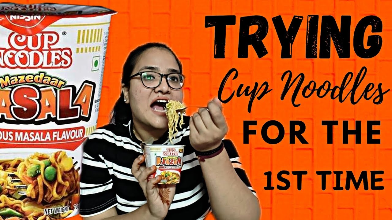TRYING CUP NOODLES FOR THE FIRST TIME🍜/Cup Noodles /Review on cup ...