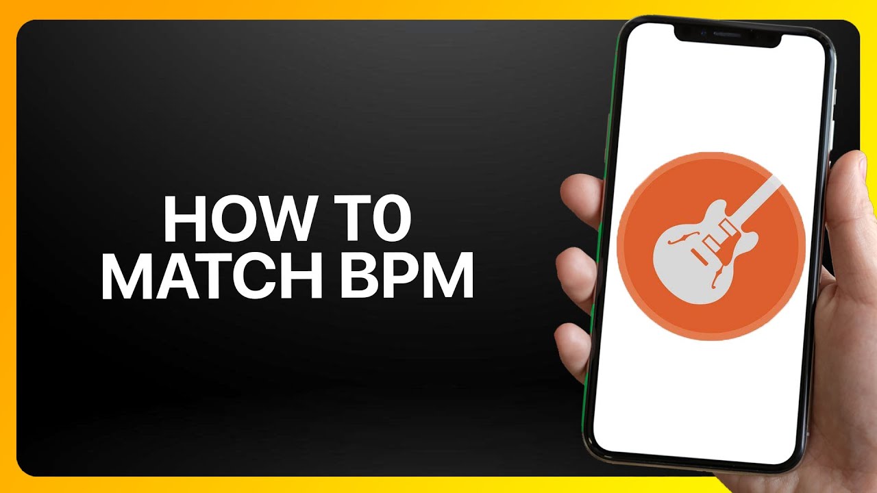 How to Match BPM In GarageBand Tutorial - YouTube