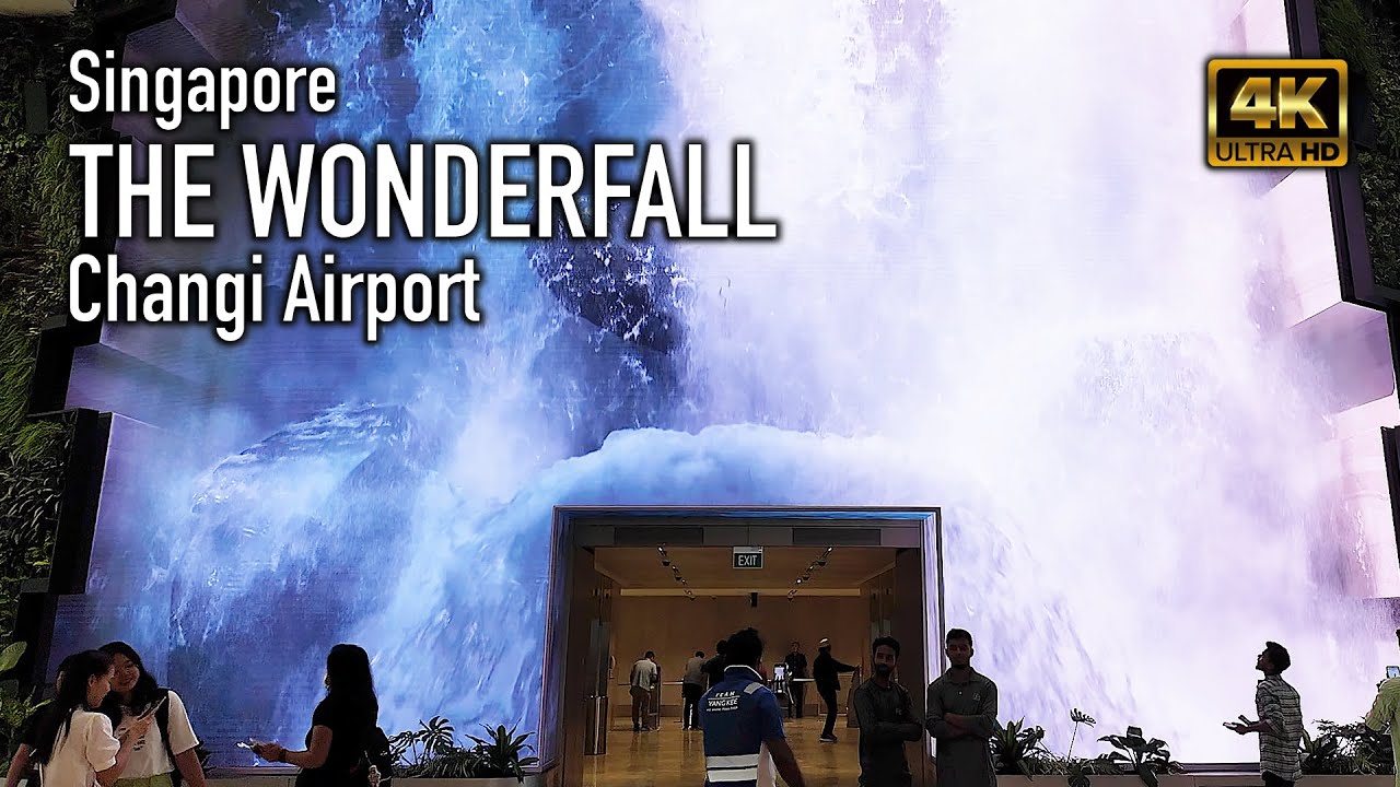 The Wonderfall - newest iconic landmark at the world's best airport ...