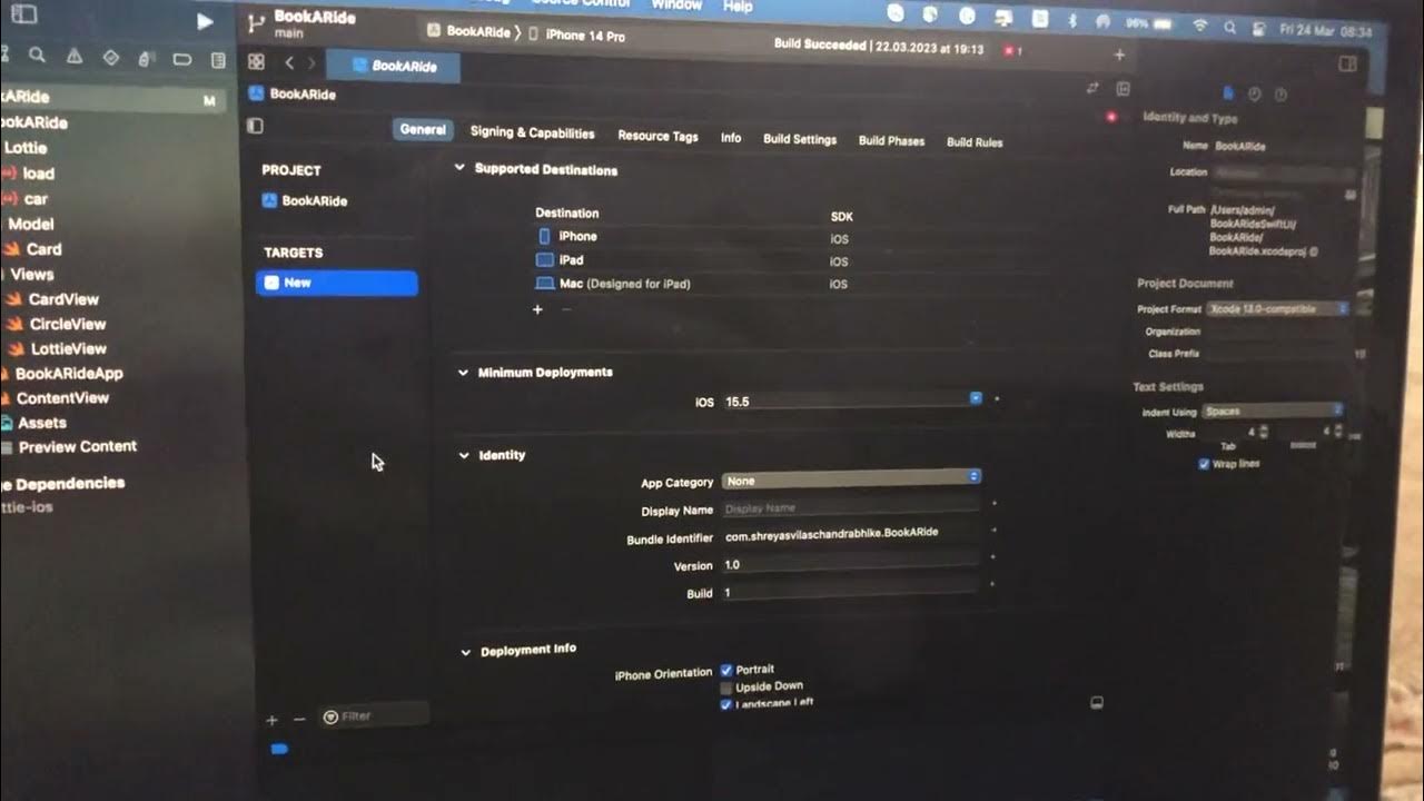 How To Change Name Of App In Xcode - YouTube