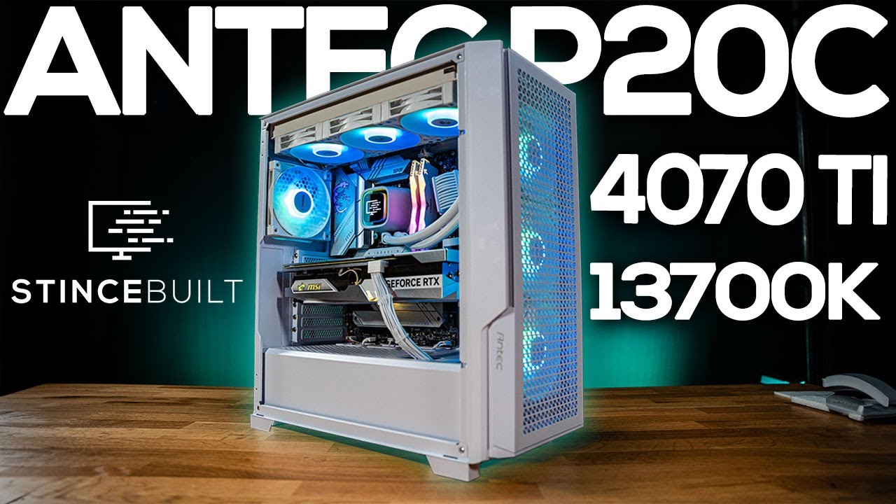 ANTEC P20C Whiteout PC BUILD RTX 4070 Ti & 13700k! - YouTube