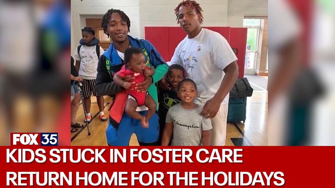 Siblings stuck in Florida foster care return home to Michigan - YouTube