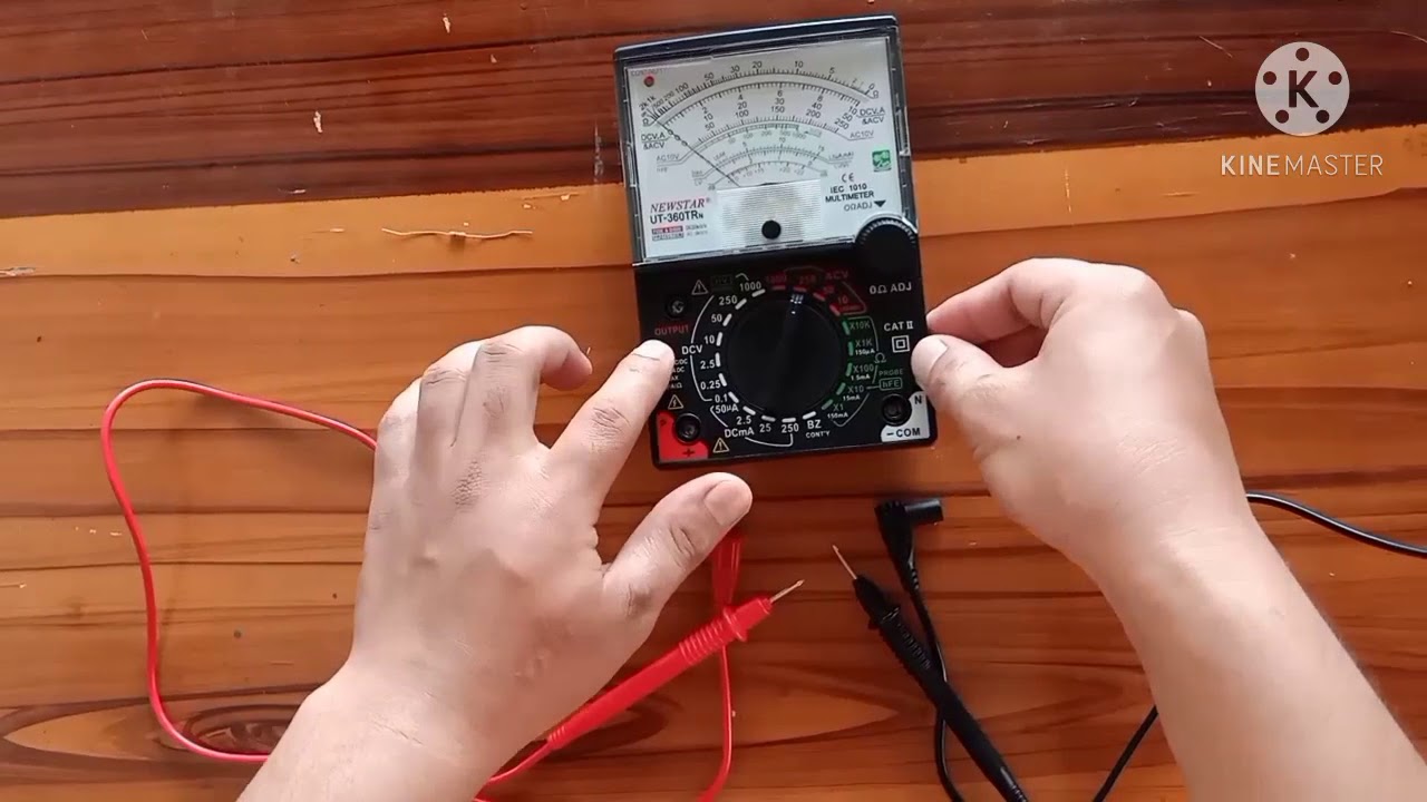 How to measure resistance using analog multimeter (Electro1) - YouTube