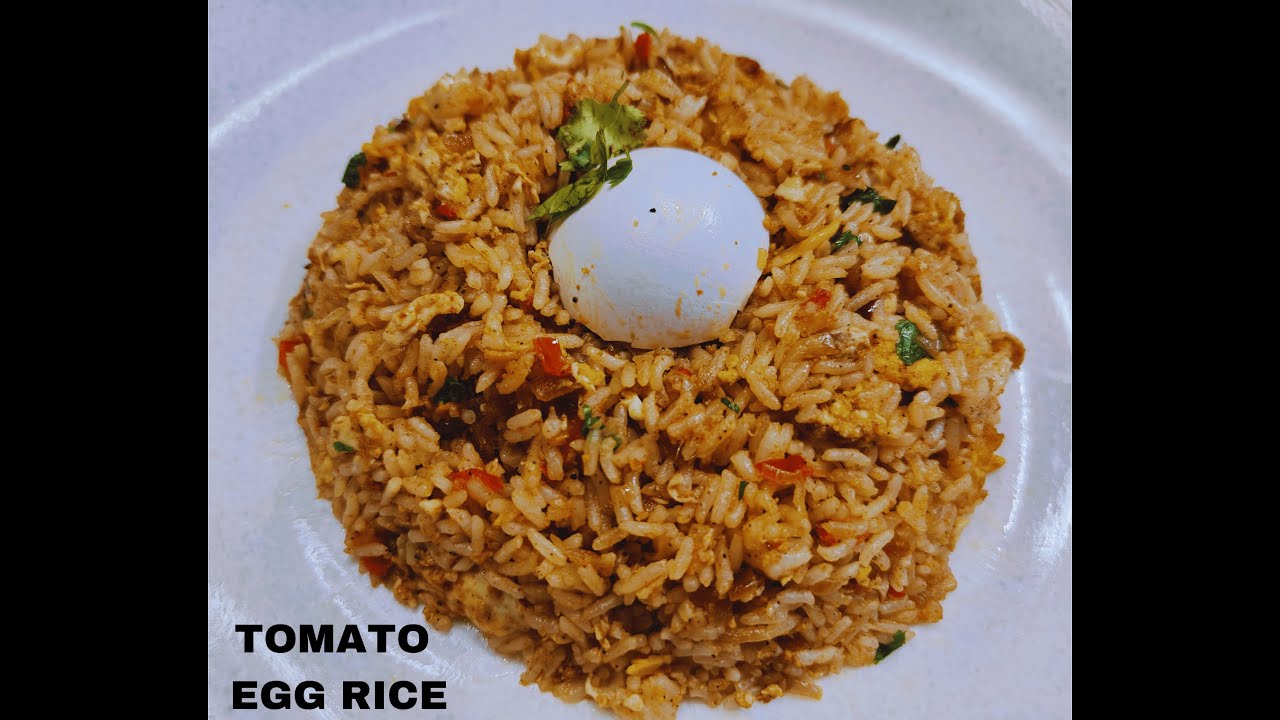 Tomato Egg Rice | Egg Rice |Tomato Egg Fried Rice | Rice Recipes ...