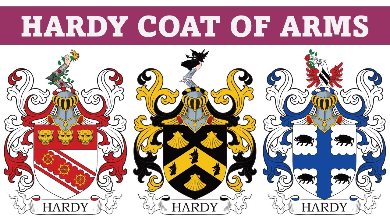 Hardy Coat of Arms & Family Crest - Symbols, Bearers, History - YouTube