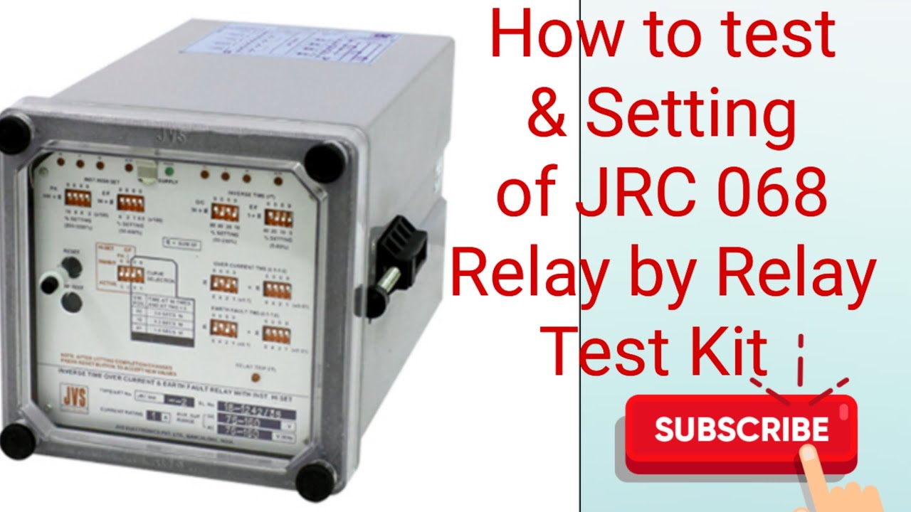 How to test JVS Make IDMT relay by Relay Test Kit @industrialtechnical ...