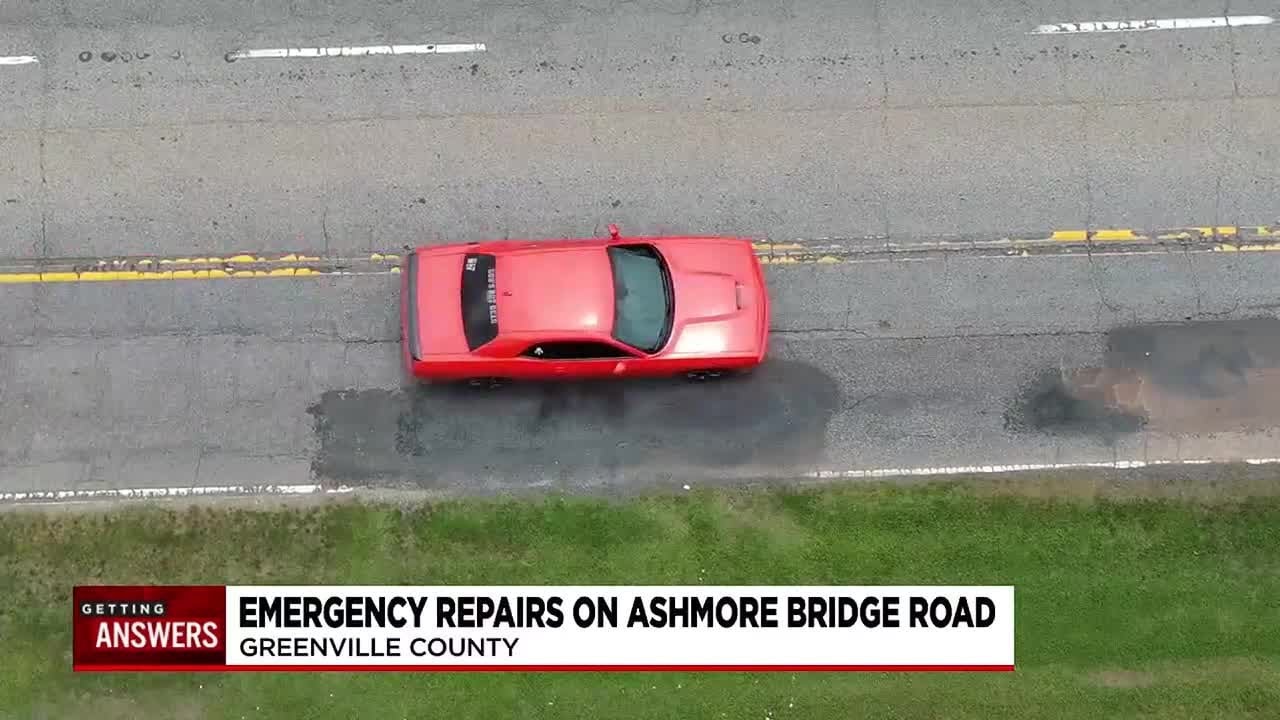 Emergency repairs on Ashmore Bridge Road - YouTube