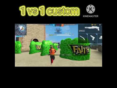 1 vs 1 custom😡 | grandmaster player challenge me 1v1 | freefire #shorts #custom - YouTube