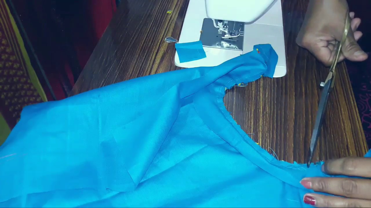 How to make neck designed stitching. - YouTube