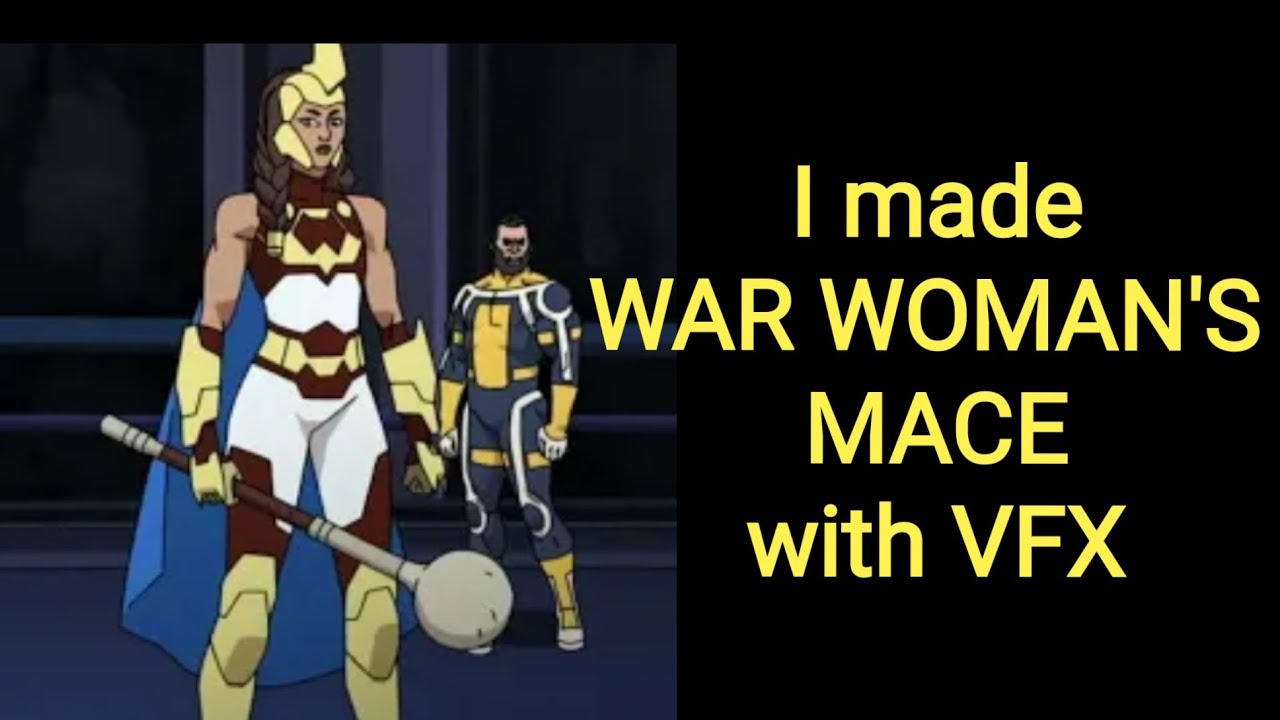 Making WAR WOMAN's MACE from INVINCIBLE with blender | SIMPLE VFX - YouTube