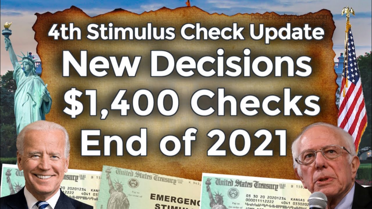 New Plans!! 4th Stimulus Check Fourth Stimulus Package Final $1,400 ...