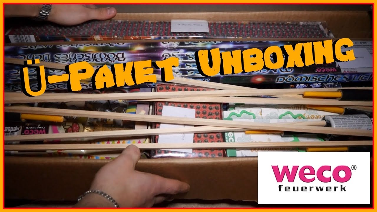 Unboxing vom Weco Überraschungspaket 💥 | GreatFireworks - YouTube