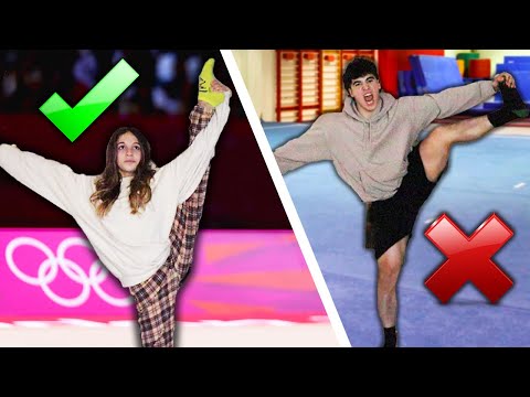 BROTHER VS SISTER FLEXIBILITY CHALLENGE!