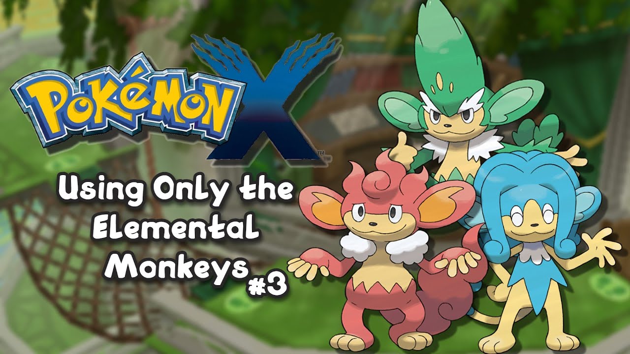 BeastnUnicorn Streams: Elemental Monkeys Run of Pokémon X [3] - YouTube