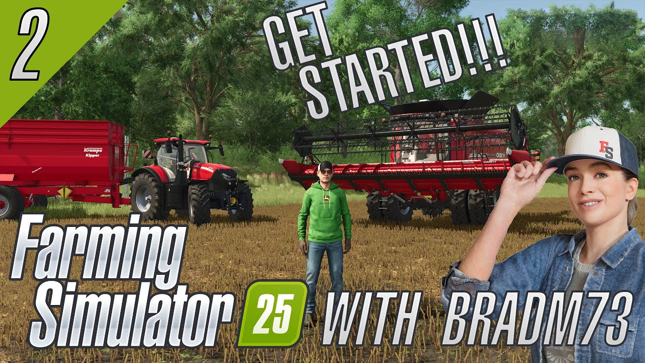FARMING SIMULATOR 25 - FULL RELEASE - Ep.2: Combining my fields - YouTube