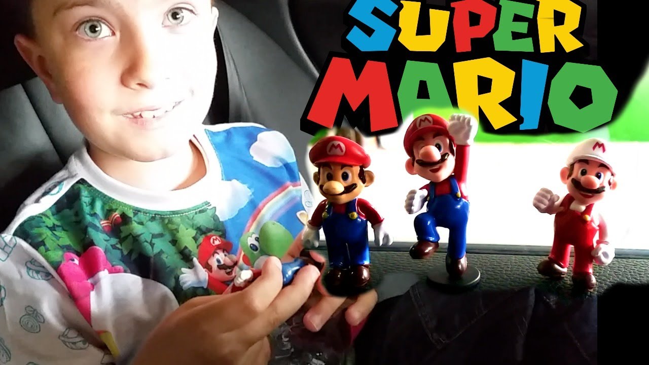 Super Mario 3 pack collection figurines opening - YouTube