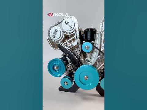 V8 engine model - YouTube